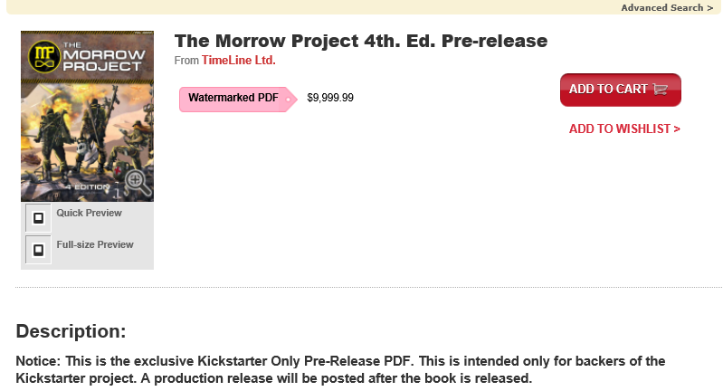 The Morrow Project – Pre-release | Casting Shadows